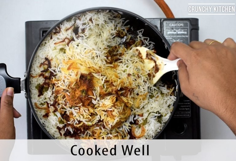 Nizami biryani cooked — Crunchy Kitchen