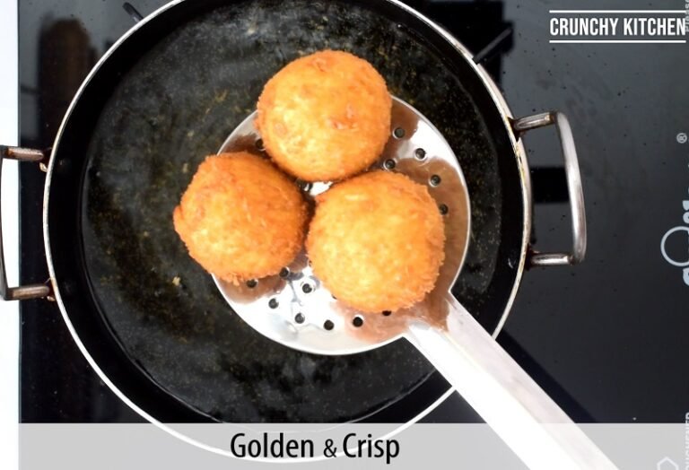 Potato Cheese Balls | How to Make Cheesy Potato Balls — Crunchy Kitchen